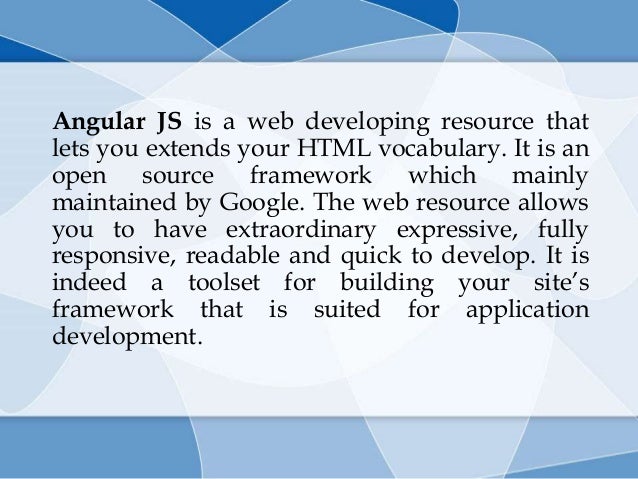 Benefits Of Angularjs Development