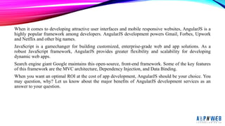 Benefits of AngularJS Development for Your Business - APPNWEB ...