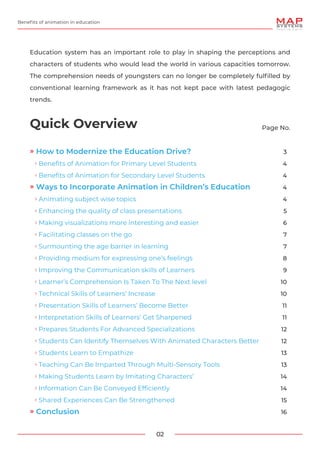 Benefits of Animation in Education | PDF
