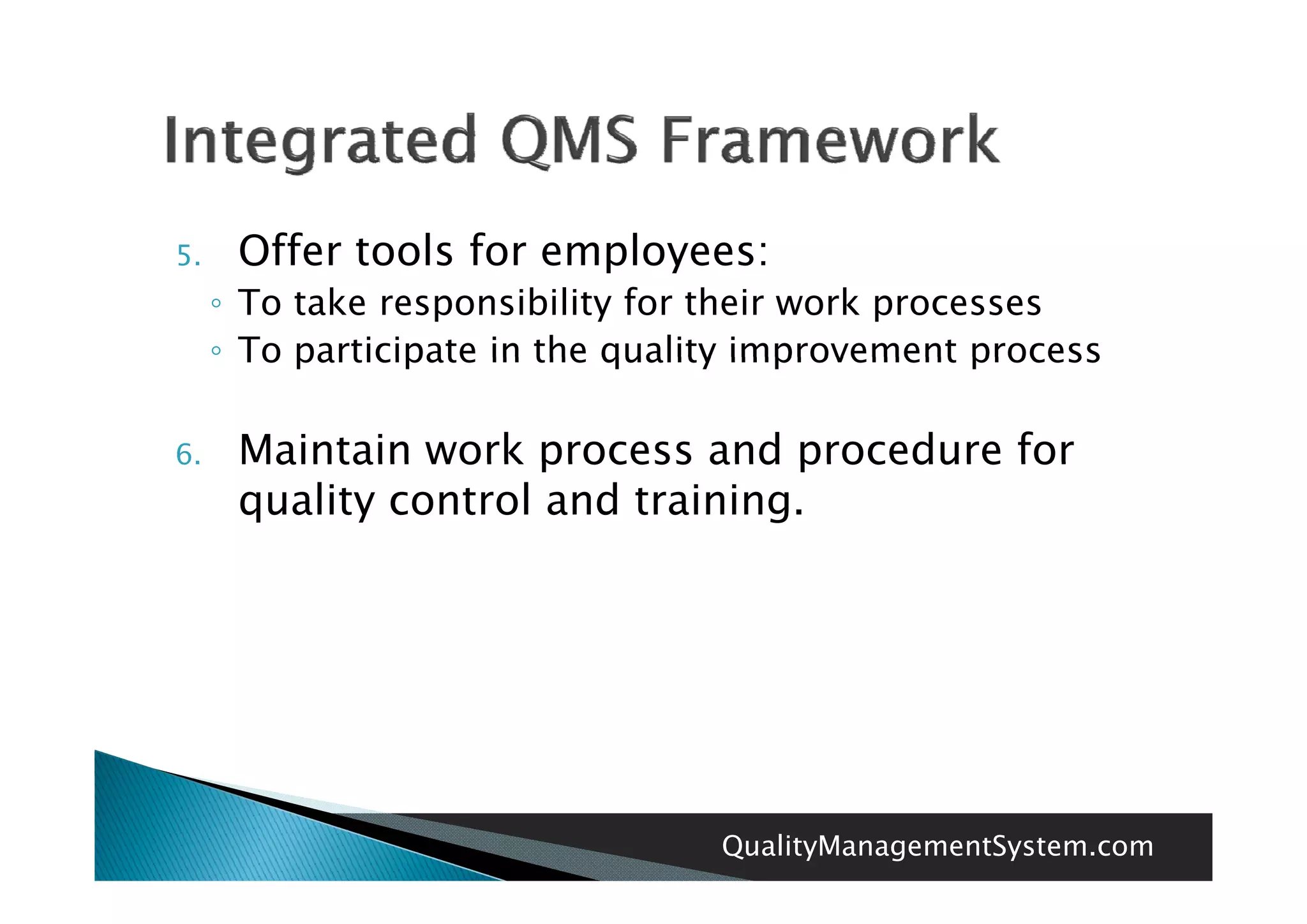 Benefits of an integrated quality system | PDF