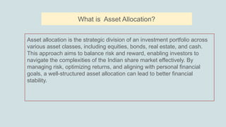 Benefits of Asset Allocation in share market | PPTX