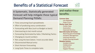 Benefits of a statistical forecast | PPT
