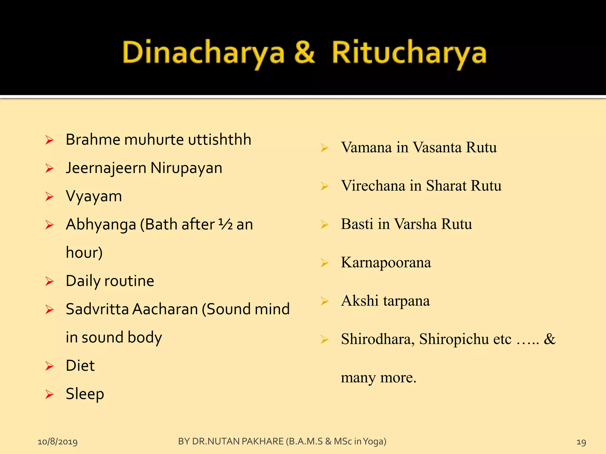 Benefits of Ayurveda for Women's Health by Dr.Nutan Pakhare | PPSX