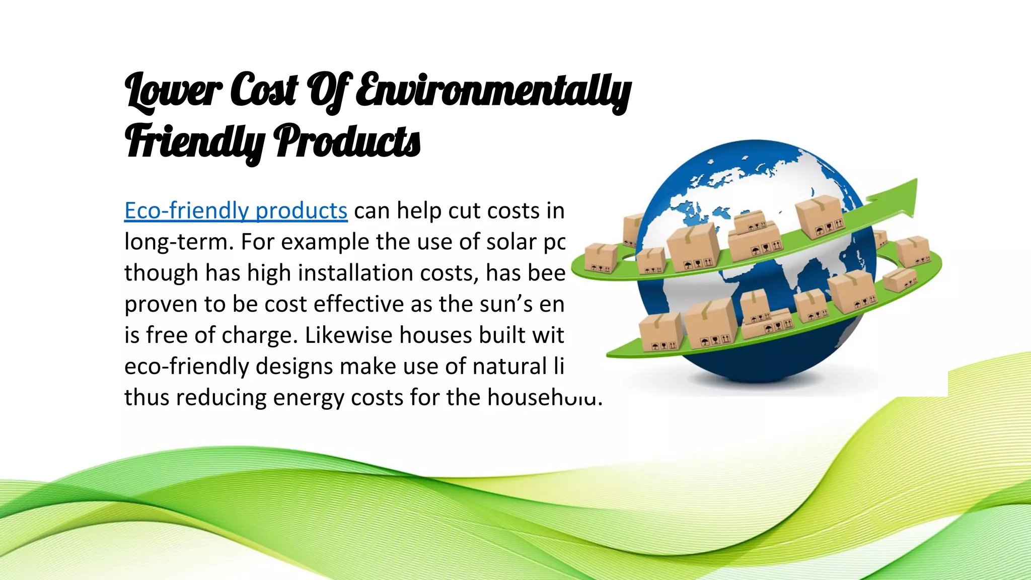 Benefits of being eco friendly | PDF