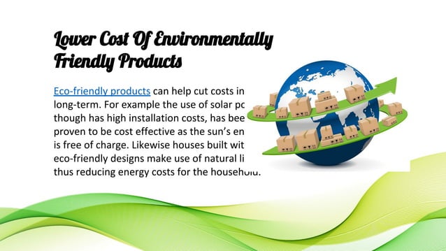 Benefits of being eco friendly | PDF