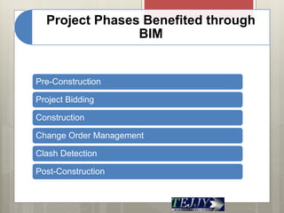 Benefits of bim for contractors at various project phases | PPT