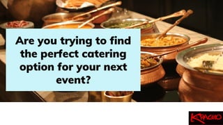 Benefits of Buffet Catering Services for Your Event | PDF