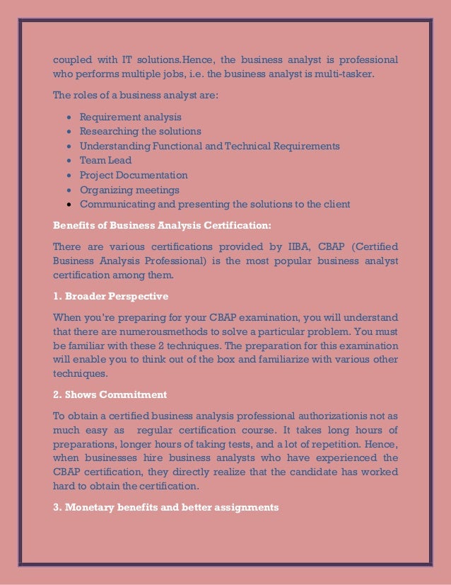 Benefits Of Business Analysis Certification benefits-of-business-analysis-certification