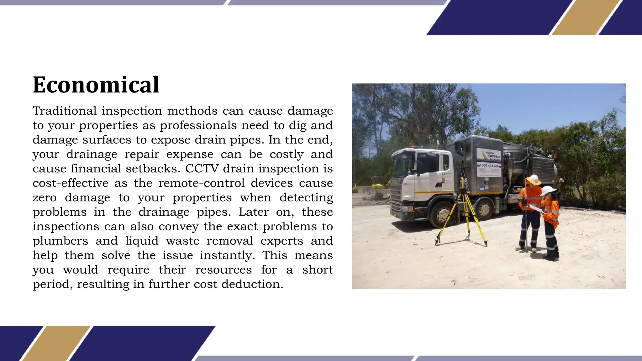 Benefits of CCTV Drain Inspection and Signs You Need One | PPT