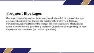 Benefits of CCTV Drain Inspection and Signs You Need One | PPT