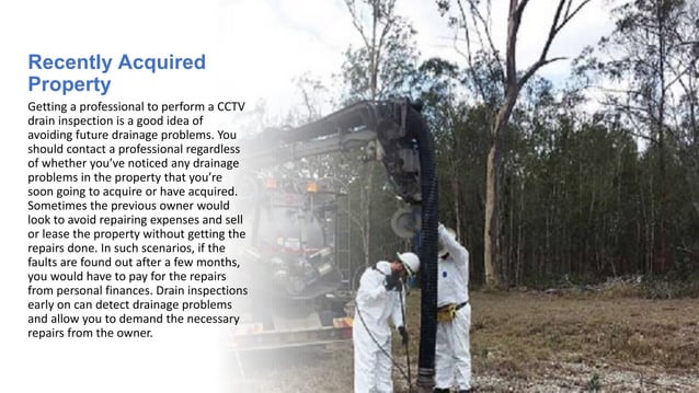 Benefits of CCTV Drain Inspection and Signs You Need One | PPT