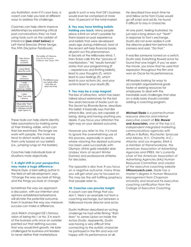 Benefits of Coaching - Human Resource Executive Magazine | PDF