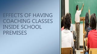 Benefits of coaching classes | PPTX | Education