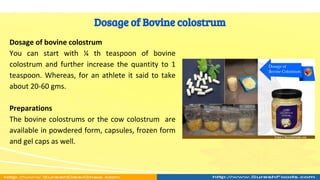 Benefits of colostrum powder – Bovine Colostrum | PDF