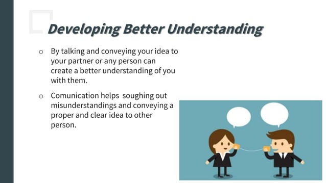 Benefits of communication | PPTX | Family and Relationships