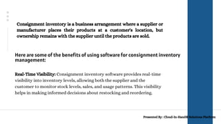 Benefits Of Consignment Inventory Management Software.pdf