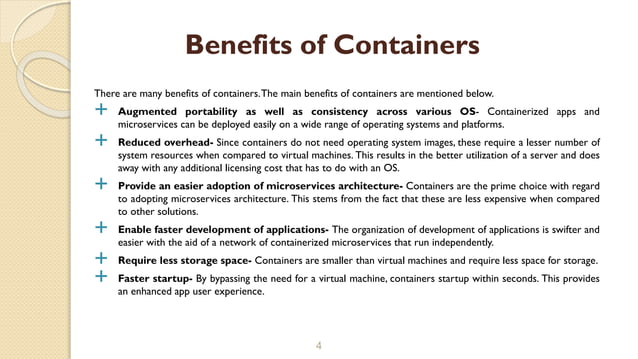 Benefits of Containers, Microservices and Containerized Microservices | PPT