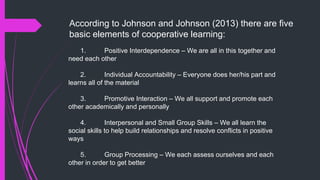 Benefits of Cooperative Learning in the Classroom | PPTX