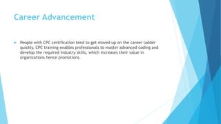 Benefits of CPC Training | PPTX