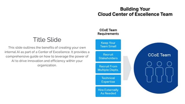 Benefits of Creating Your Own Internal AI as Part of a Center of ...