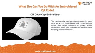 Advantages Of Personalised Embroidered QR Code Patches For Your ...
