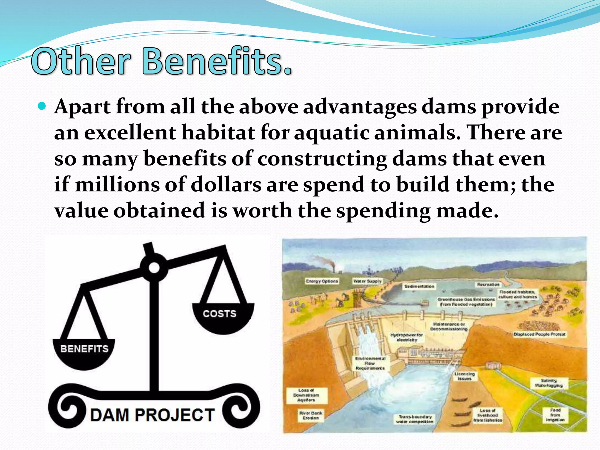 Benefits of dams | PPTX