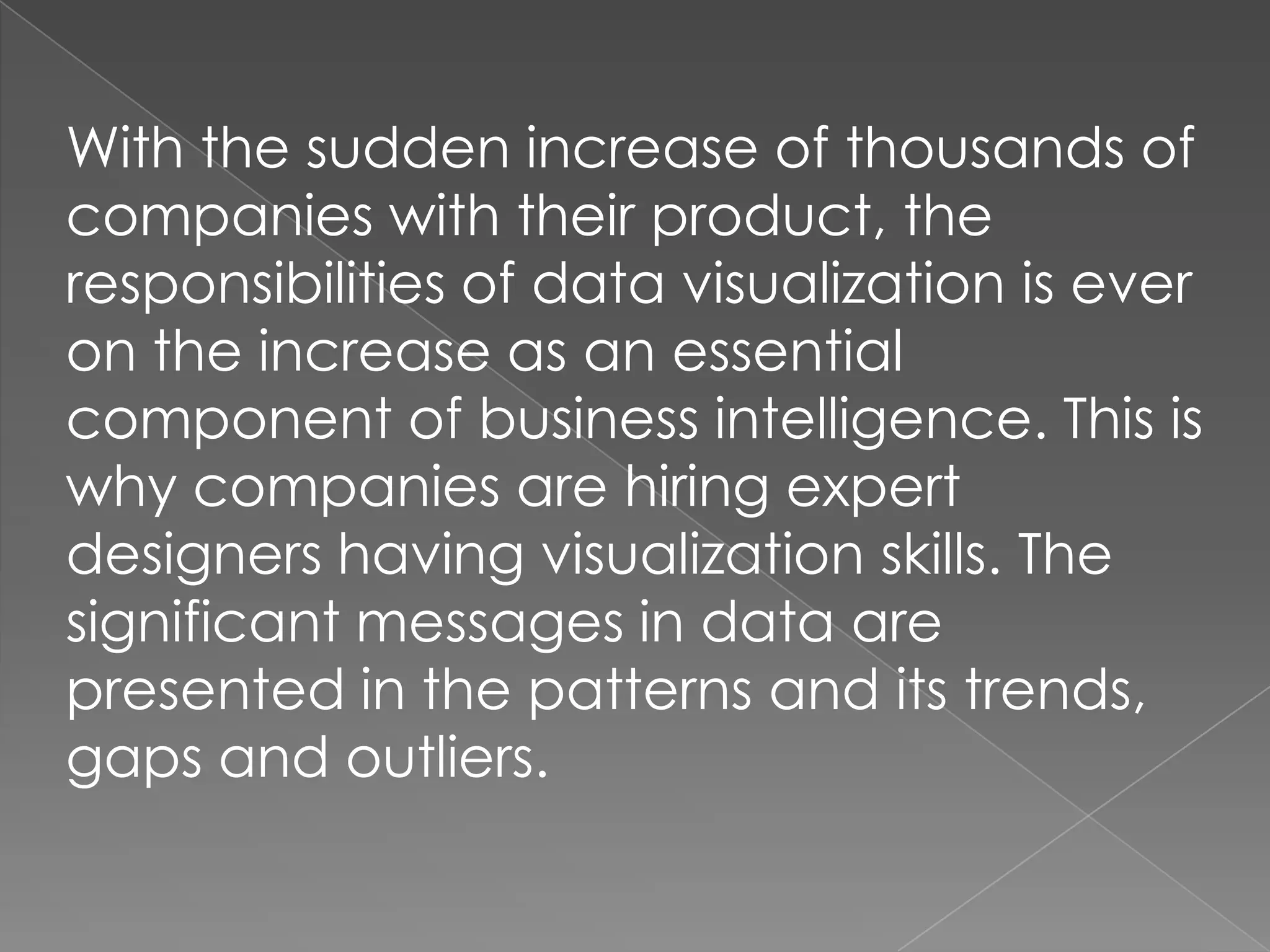 Benefits of data visualization | PPT