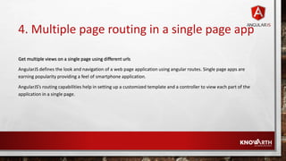 Benefits of developing a Single Page Web Applications using AngularJS | PPT