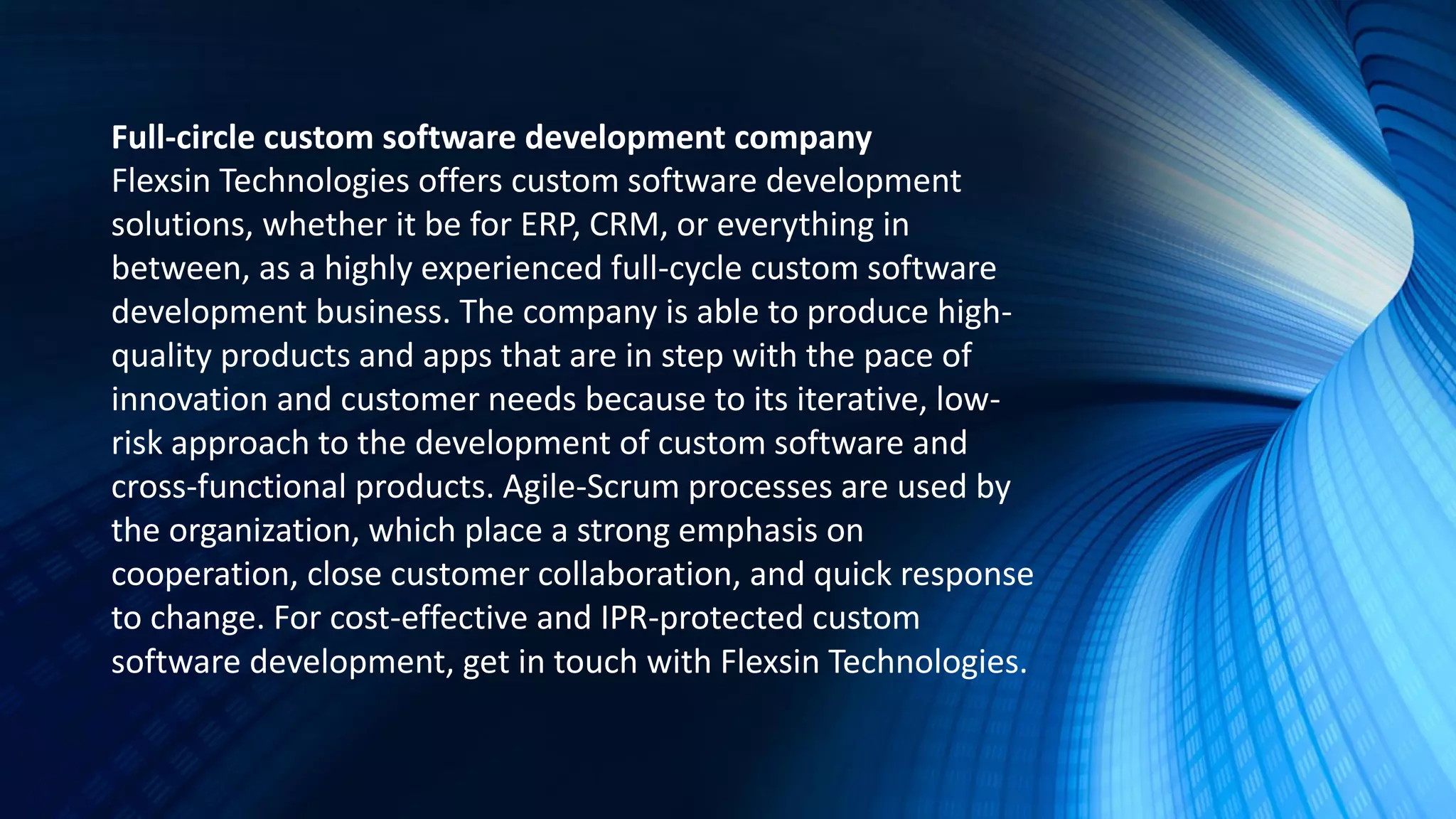 Benefits of developing custom software, and how it varies from pre-made ...