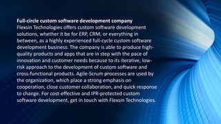 Benefits of developing custom software, and how it varies from pre-made ...