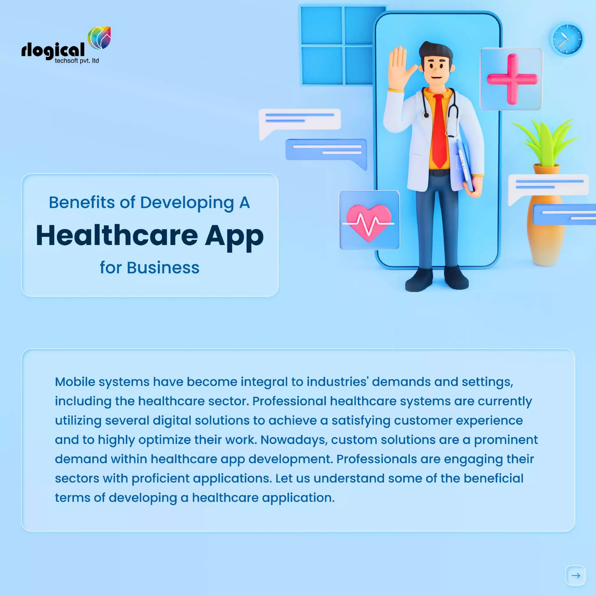 Benefits of Developing a Healthcare App for Business 🏥📱 | PDF