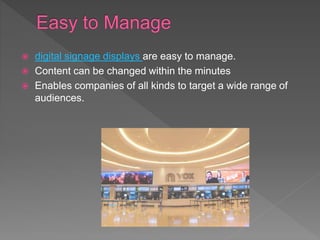 Benefits of digital signage for your business | PPT