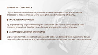 Benefits of Digital Transformation for Every Business | PPT