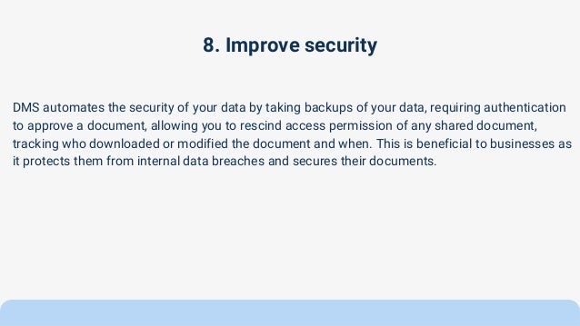 12 Key Benefits of Document Management System | PPT