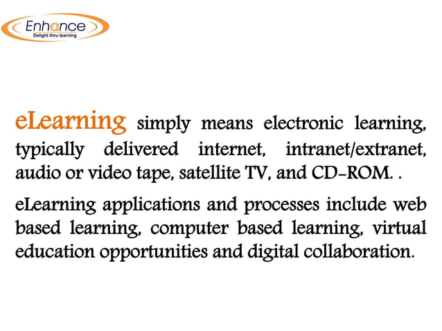 What is Elearning? and What are the benefits of Elearning? by www ...