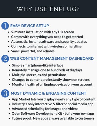 Benefits of Enplug for Customers | PDF