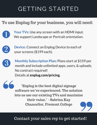 Benefits of Enplug for Customers | PDF