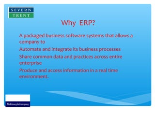 Benefits of erp system | PPT
