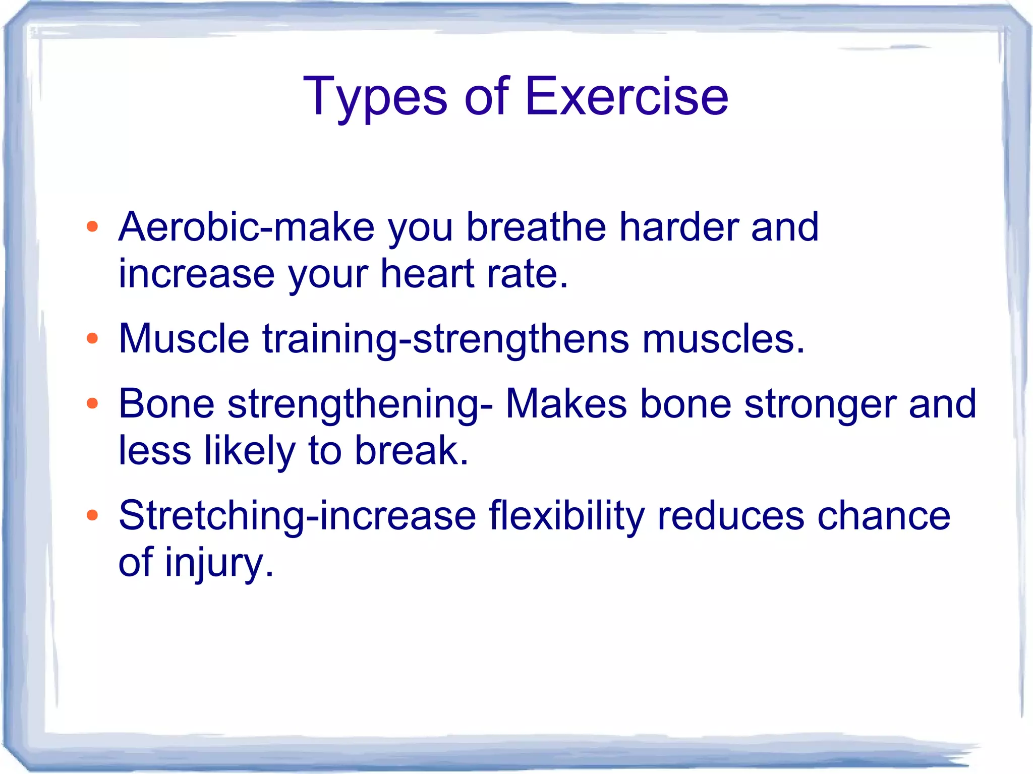 Benefits of exercise | ODP