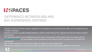 BENEFITS OF EXPERIENCE CENTRES FOR B2B BUSINESSES | PPT