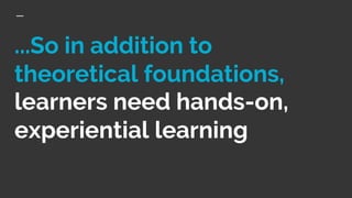 Benefits of Experiential Learning | PDF