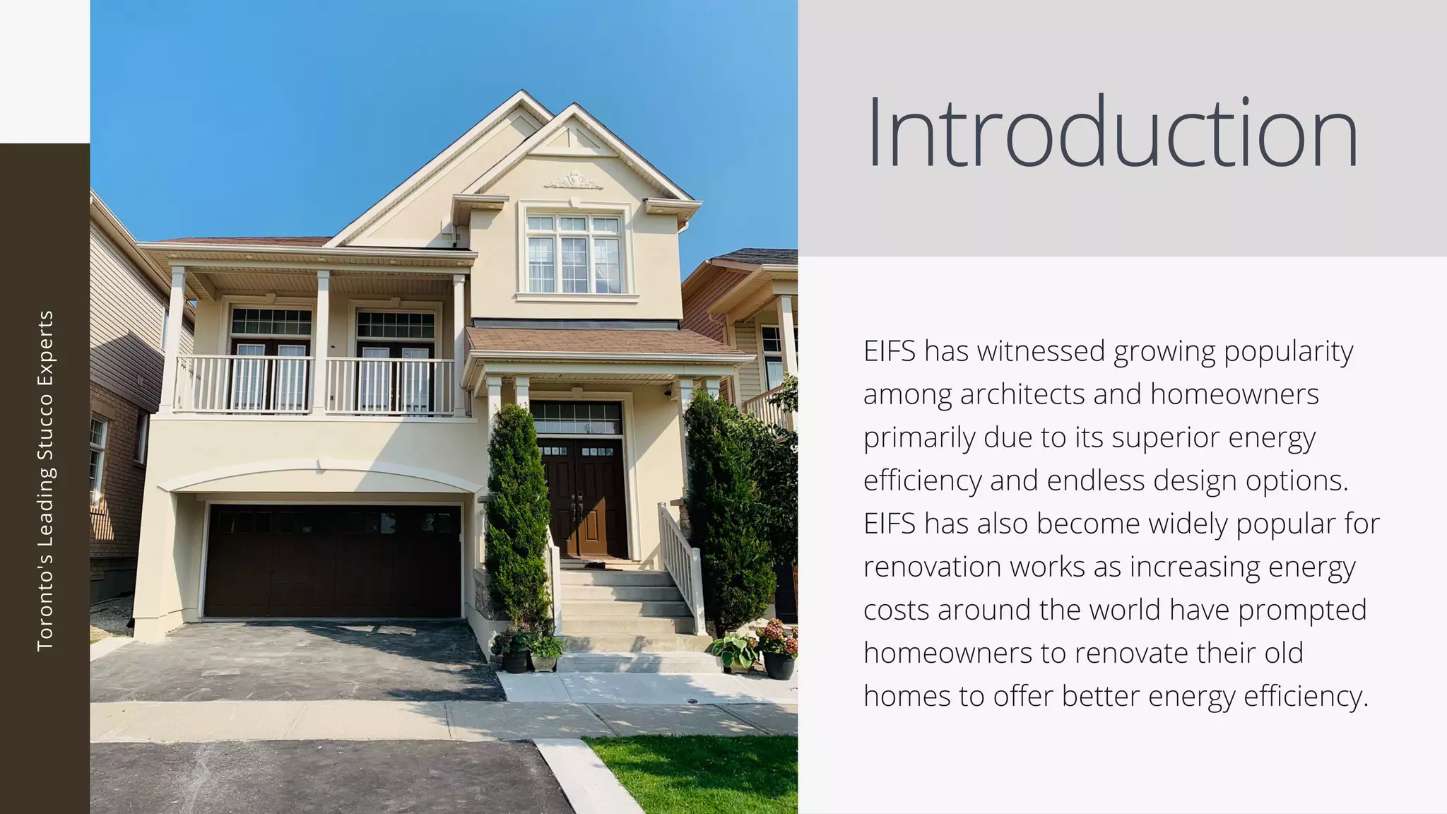 Benefits of Exterior Insulation Finishing System (EIFS) | PDF