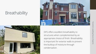 Benefits of Exterior Insulation Finishing System (EIFS) | PDF