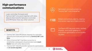 Benefits of FactoryTalk View SE and Logix Controller Integration.PPTX