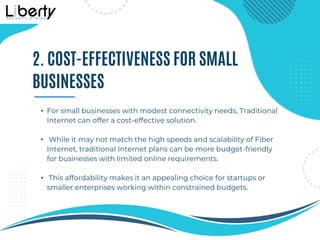 Benefits of Fiber Internet vs. Traditional Internet.pptx | Internet ...