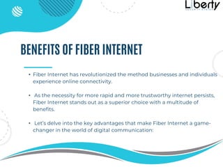 Benefits of Fiber Internet vs. Traditional Internet.pptx | Internet ...