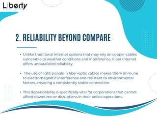 Benefits of Fiber Internet vs. Traditional Internet.pptx | Internet ...