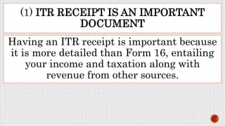Benefits of filing NIL Return | PPTX