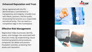 Benefits of FIU Registration for Businesses and Financial Institutions ...