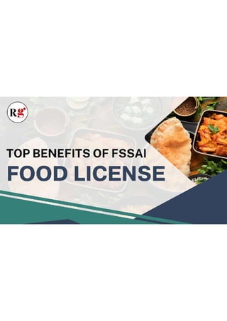 Top Benefits of FSSAI Food License- wholesale.pdf